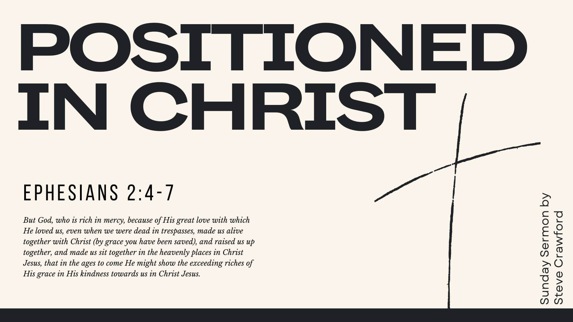 Positioned in Christ