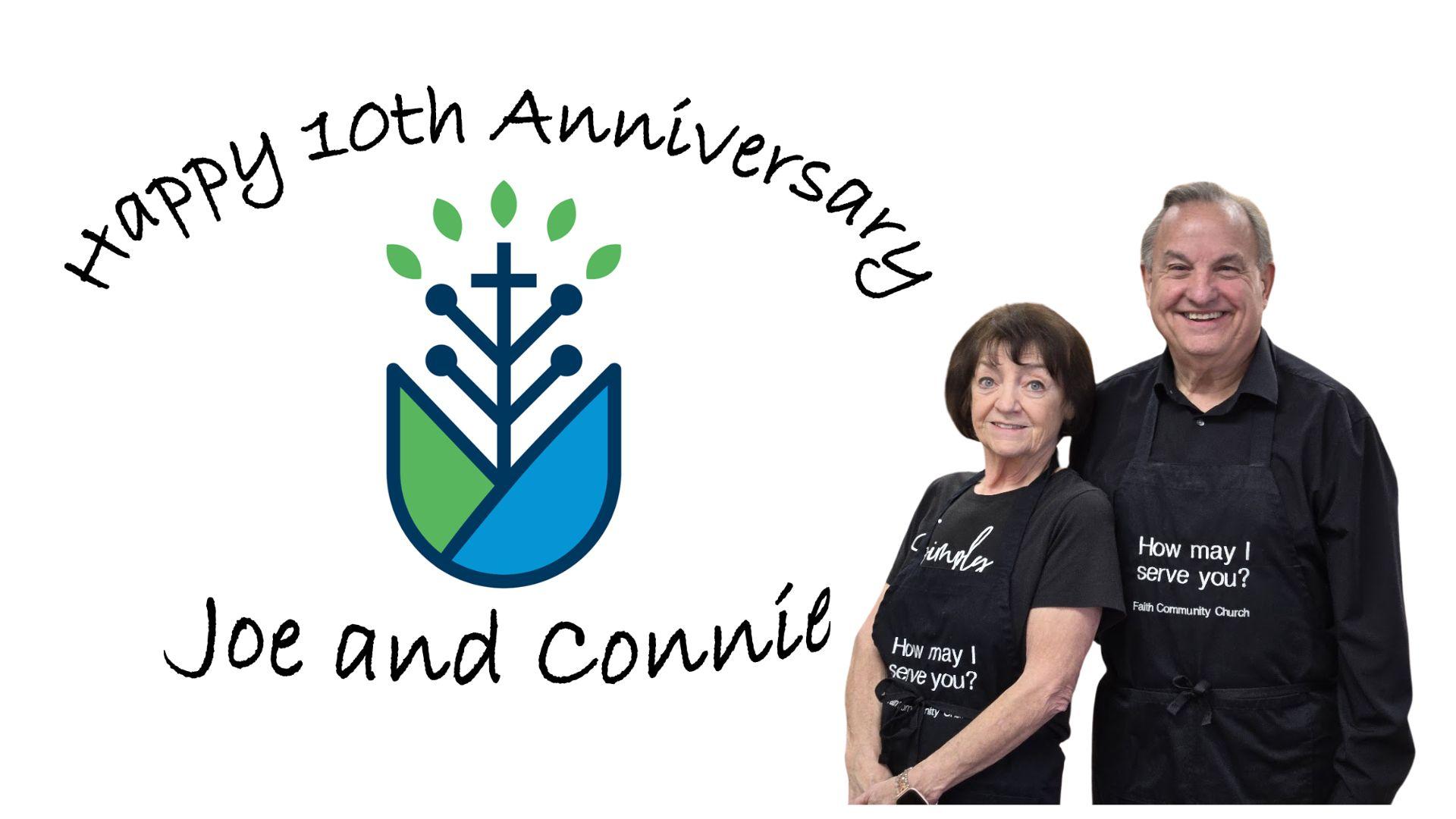 Pastor Joe & Connie Voss: 10 Year Anniversary at FCC